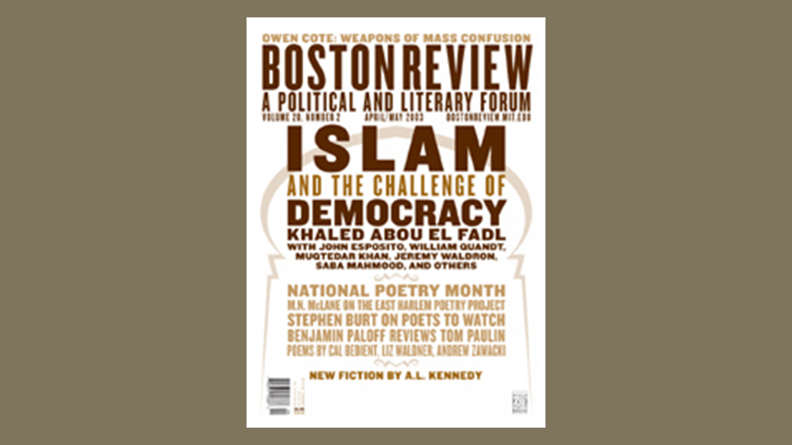 April/May 2003 - Boston Review