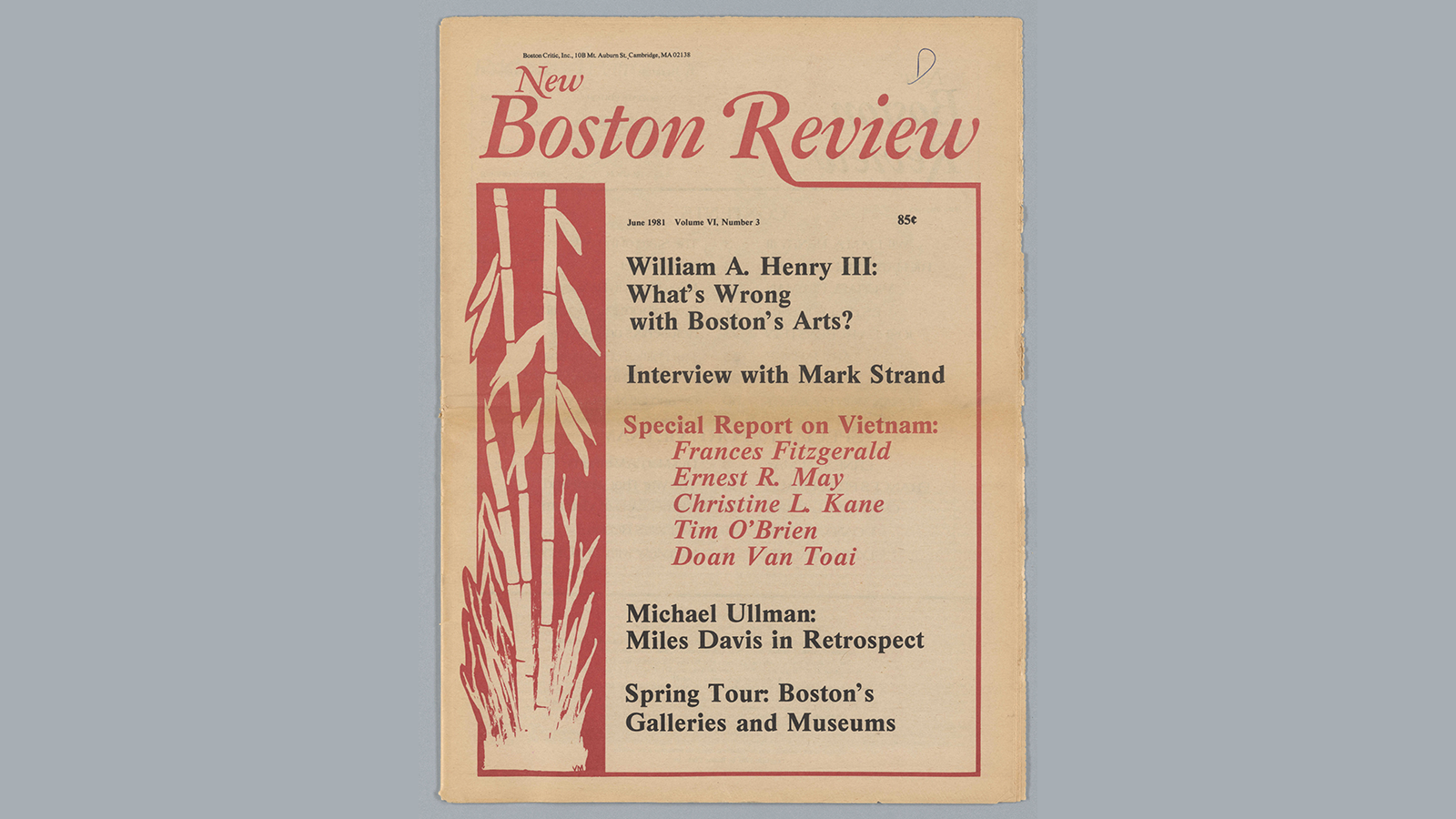 May June 1981 Boston Review