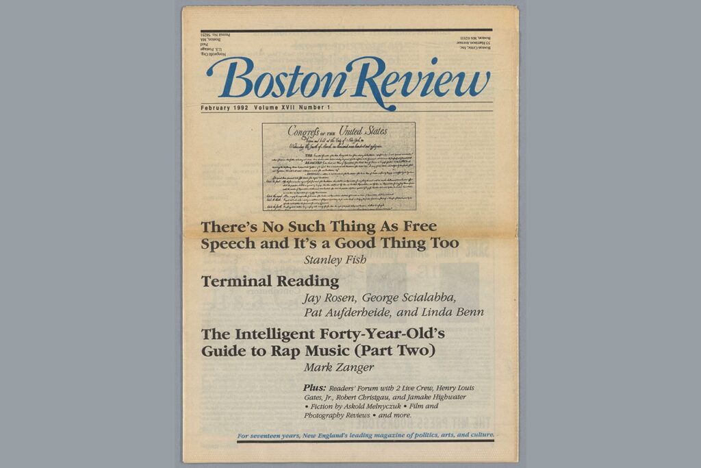 February 1992 - Boston Review