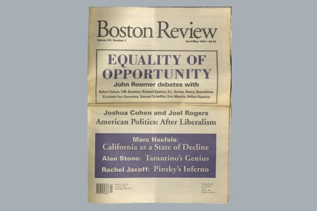 April/May 1995 - Boston Review