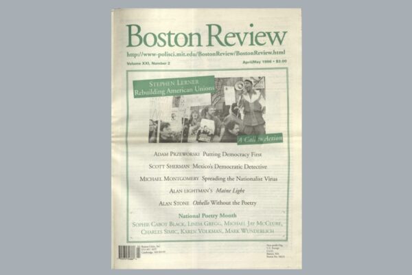 April/May 1996 - Boston Review
