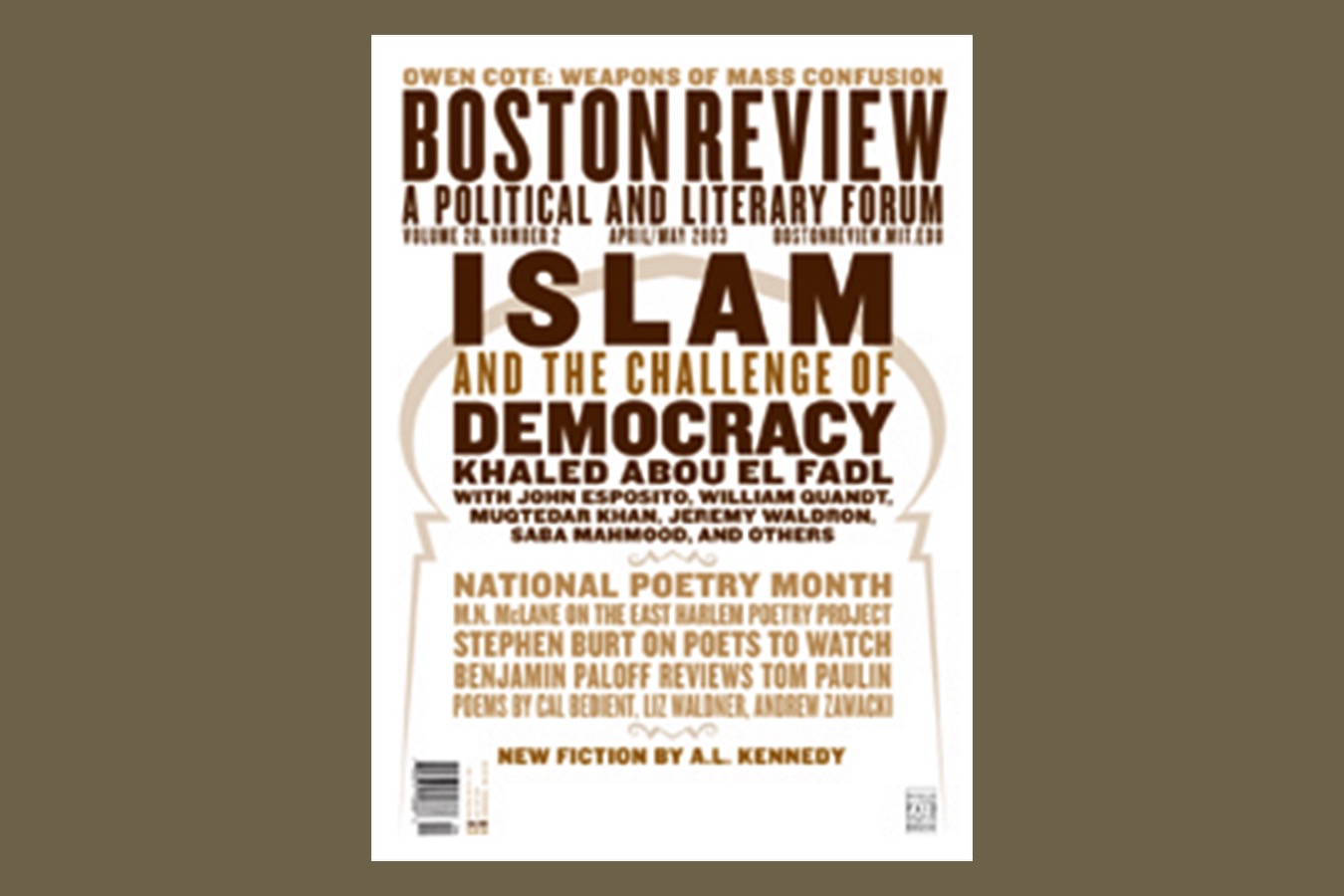 April/May 2003 - Boston Review