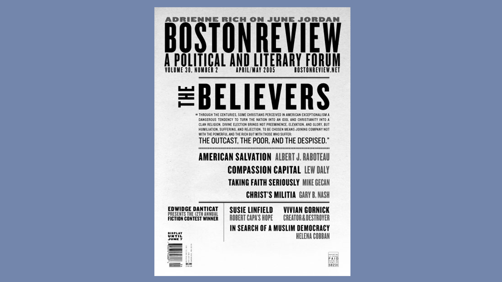 April/May 2005 - Boston Review