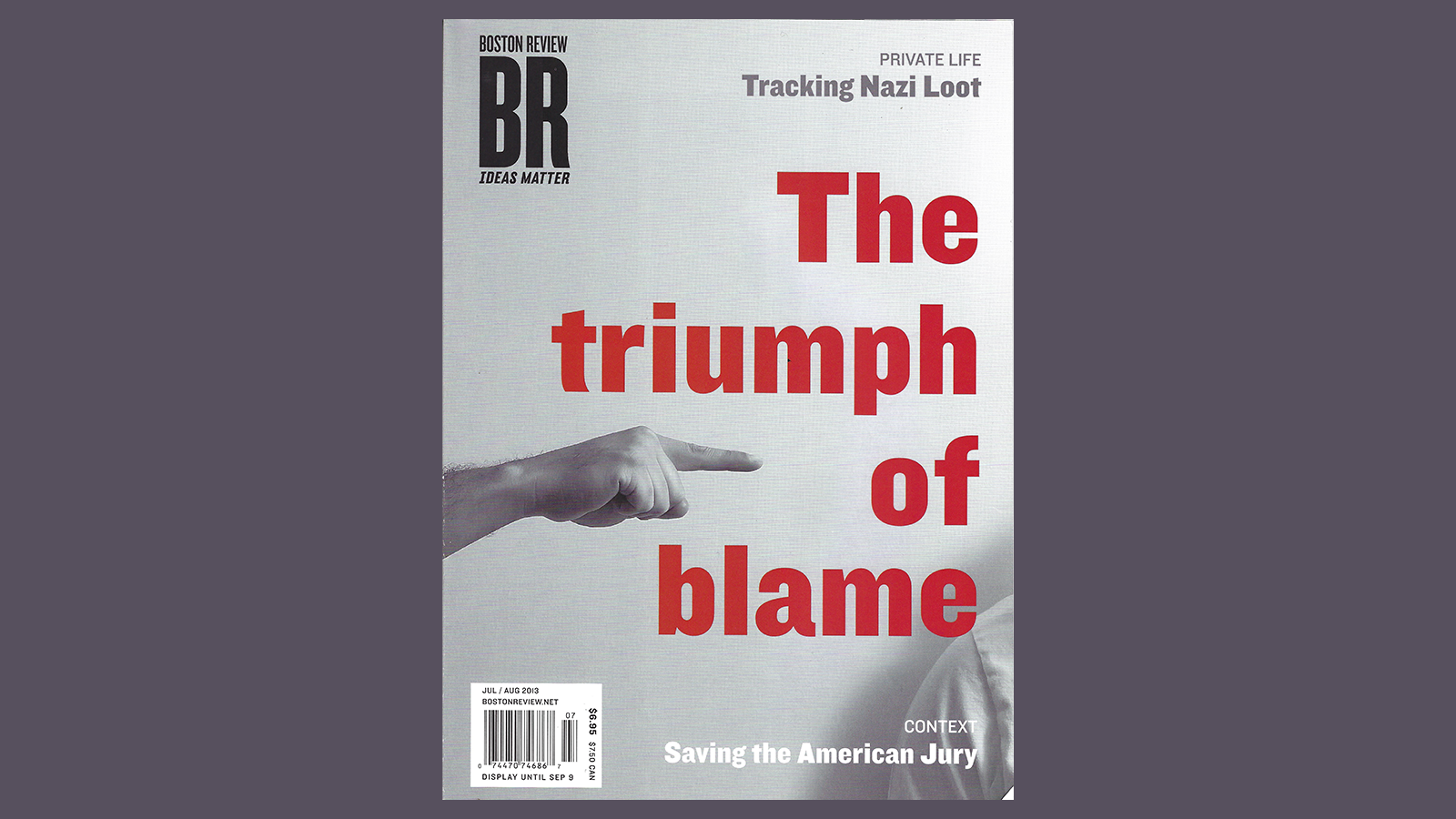 July/August 2013 - Boston Review
