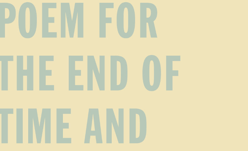 Microreview: Noelle Kocot, Poem for the End of Time and Other Poems ...